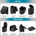 Collapsible Portable Folding Outdoor Camping Toilet with Paper Holder ...