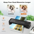 "Bonsaii Portable A4 Laminator, 9"" Small Thermal Laminating Machine for Office, School, Home ...