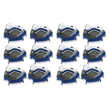 Intex Colorful Transparent Inflatable Swimming Pool Tube Raft (12-Pack ...