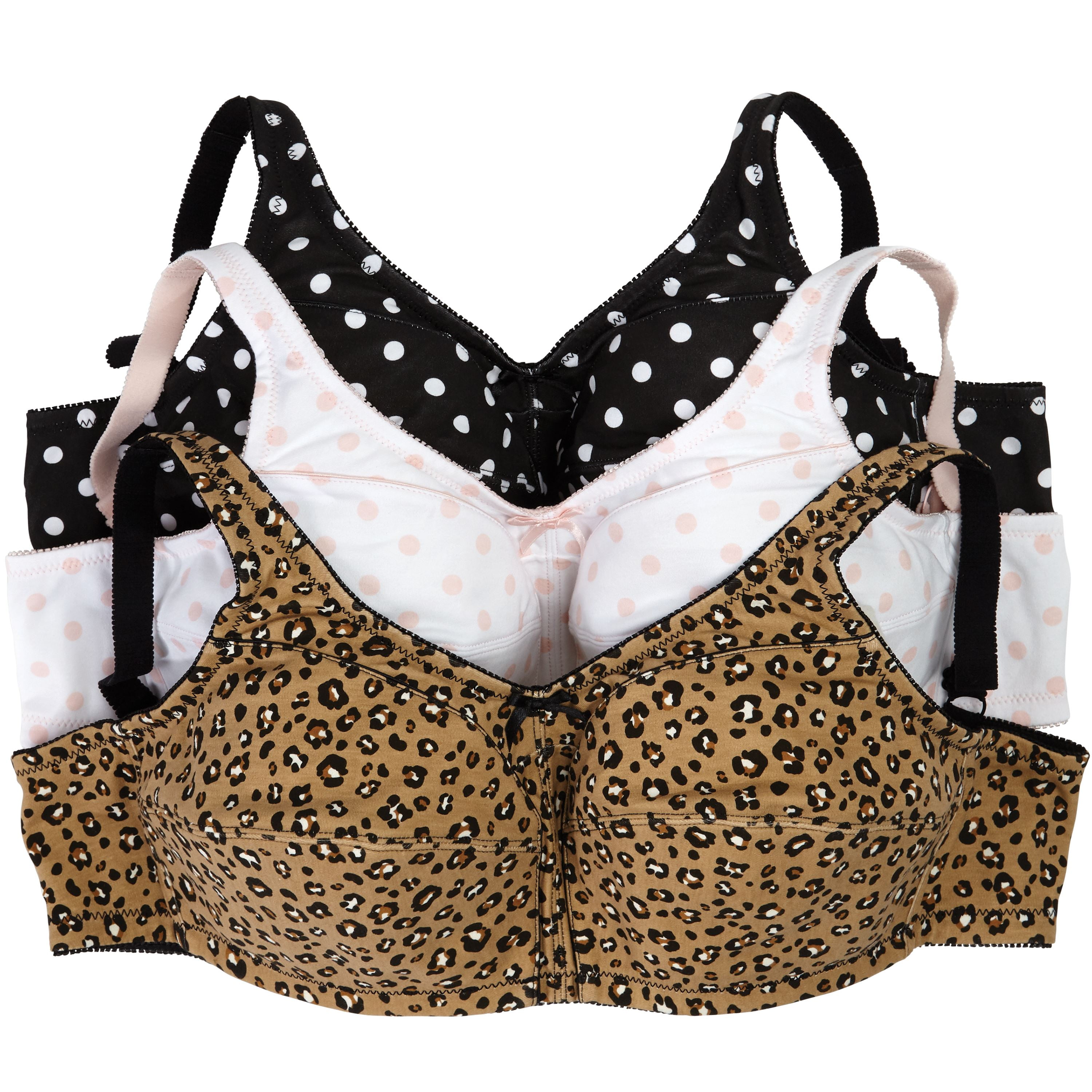 Plus Size 3-pack Cotton Everyday Wireless Bra By Comfort Choice ... Plus Size 3-pack Cotton Everyday Wireless Bra By Comfort Choice ...