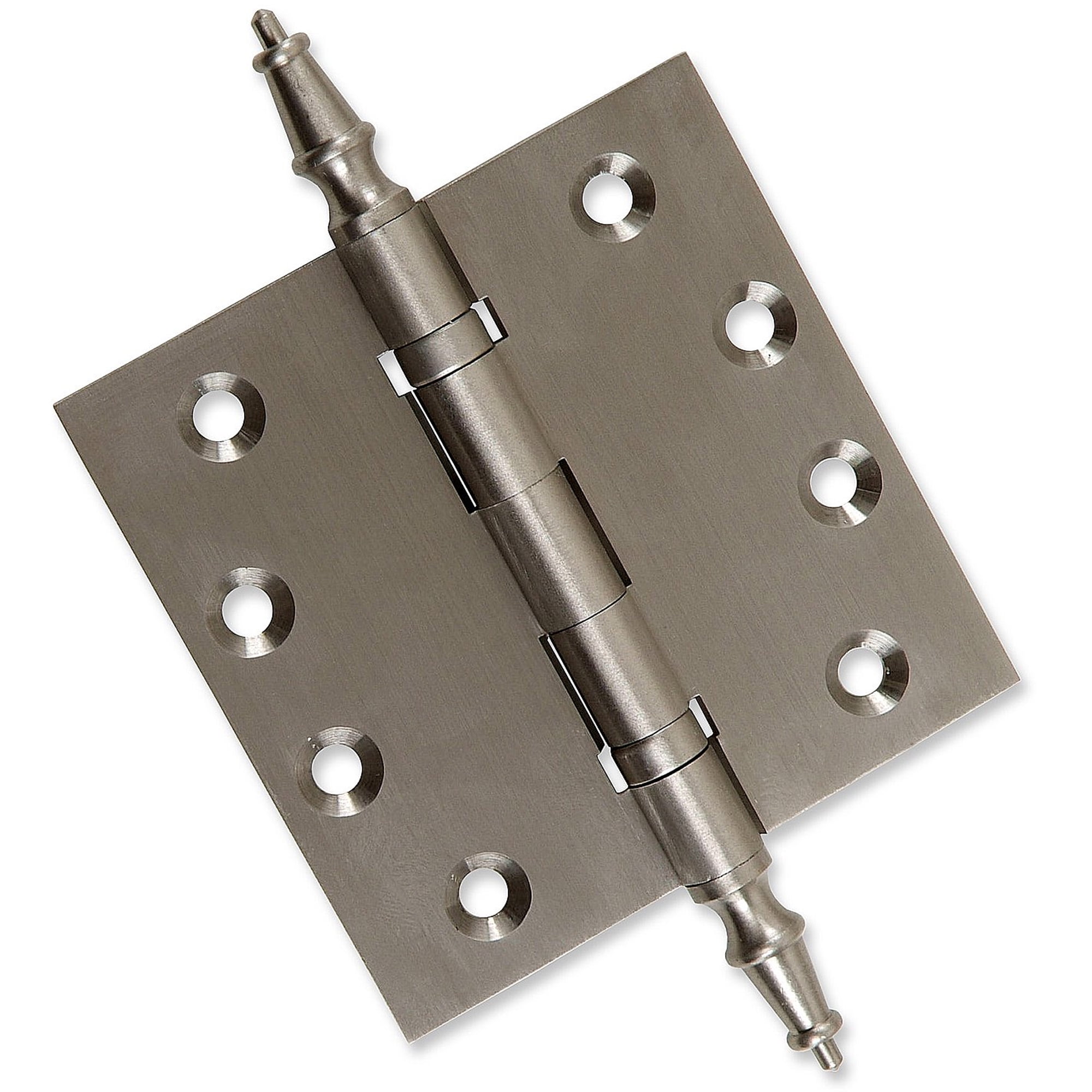 Embassy 4.5” x 4.5” Door Hinge Heavy Duty Hinges with Satin Nickel ...