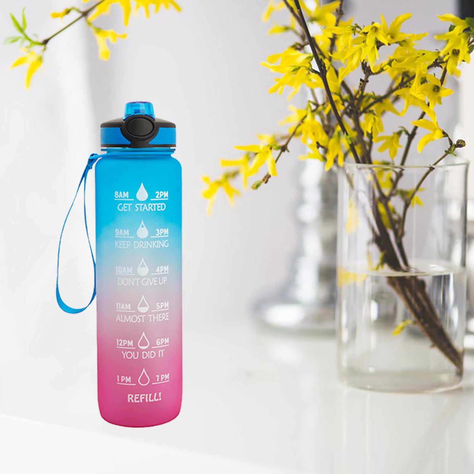 Botella de agua potable Cola Jarra de rosado Botella para beber 1L con ...