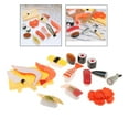 Pretend Play Kitchen Accessories Sushi Set Play, Food Toy for Kids Ages ...