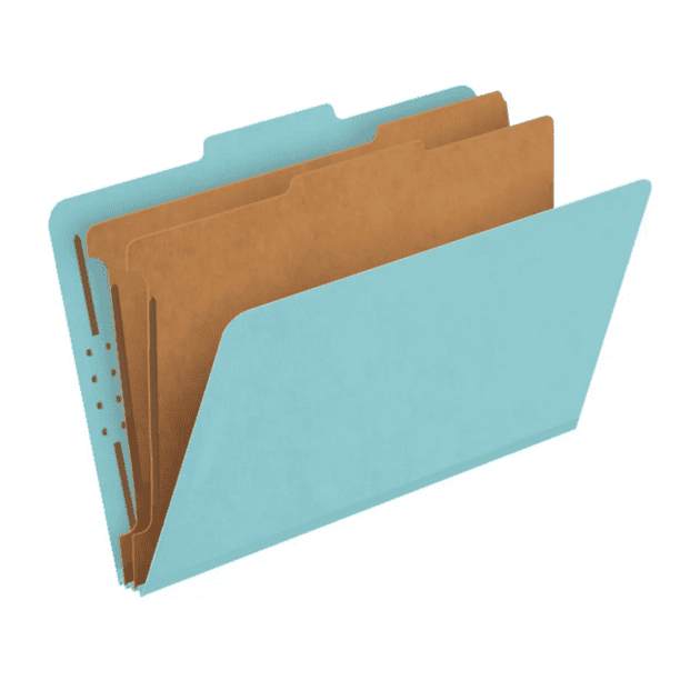 Fólder Pendaflex Clasificador, Tamaño Oficio, 2 Div. Color Azul, 10 ...