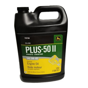 John Deere Plus-50 II Engine Oil 15W-40 5 Gallon Bucket - TY26679,1 ...
