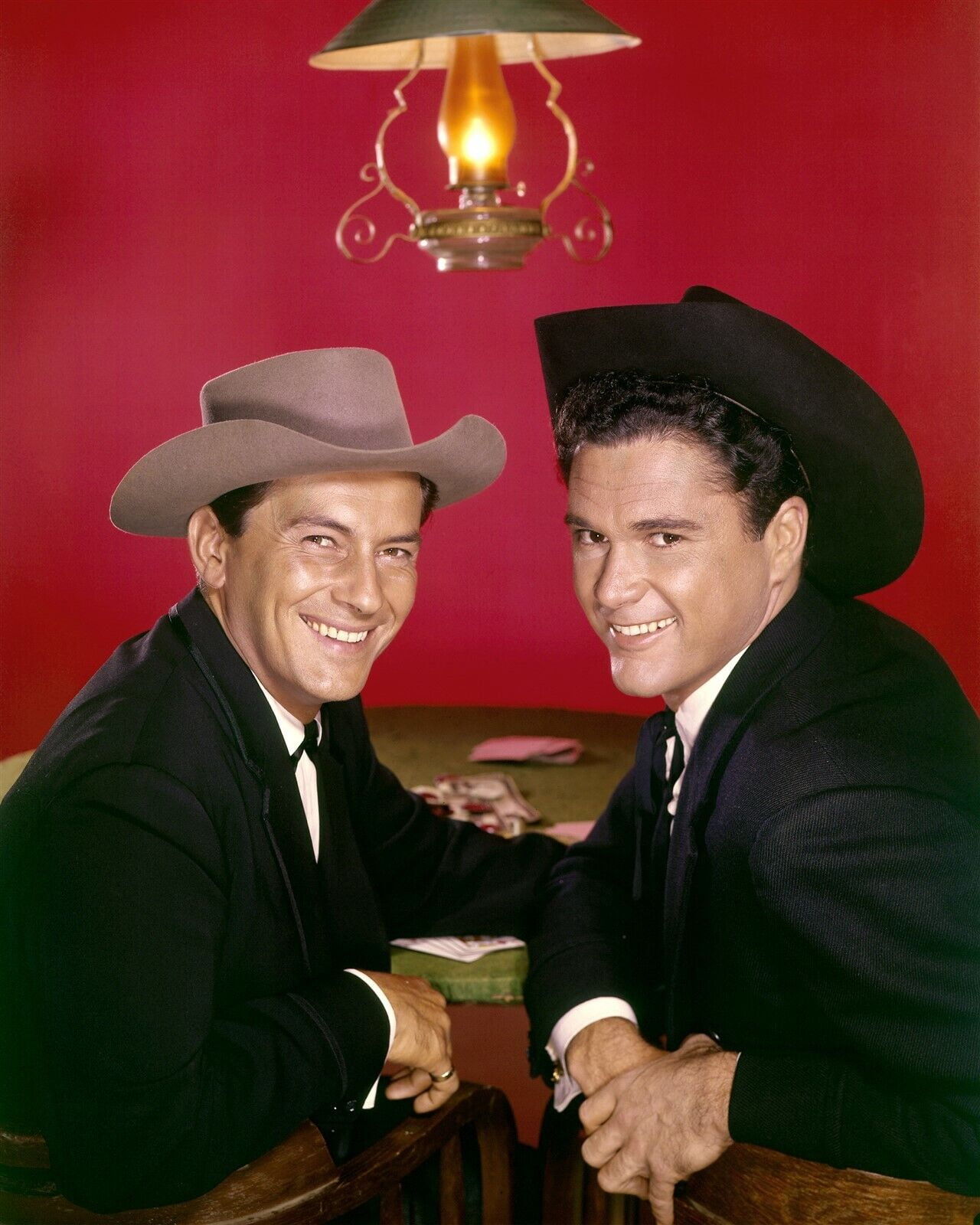 Maverick TV series Robert Colbert as Brent Jack Kelly as Bart 11x14 ...