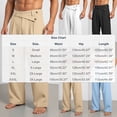 Gytharion Men's Fashionable Wide Leg Work Pants Straight Elastic Waist ...