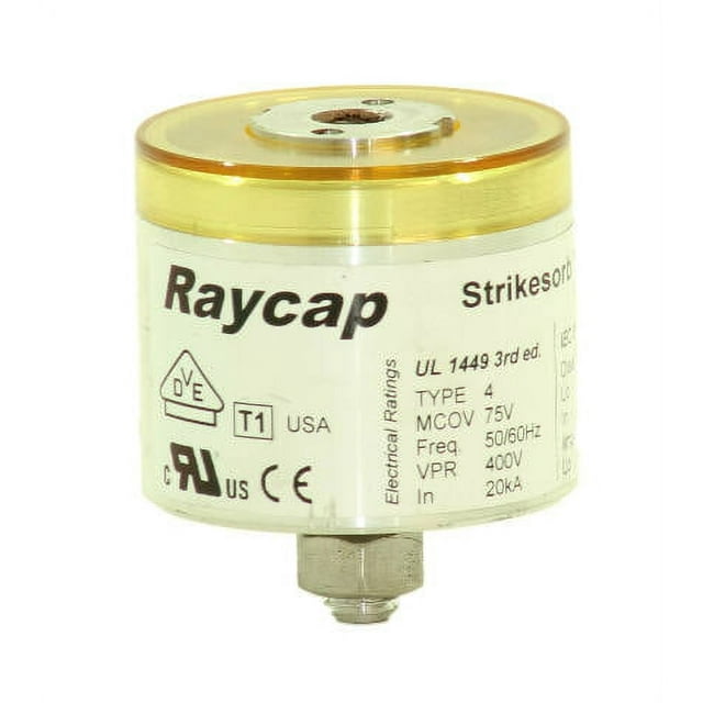 Raycap 30-V1-HV Strikesorb Type 4 MCOV 75V Freq. 50/60 Hz VPR 400V In ...