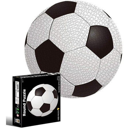 Jigsaw Puzzles for Adults Kids 1000 Pieces Soccer Jigsaw Puzzles for ...