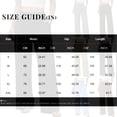 Womens Linen Pants Casual Boho Wide Leg High Waist Lightweight Summer ...