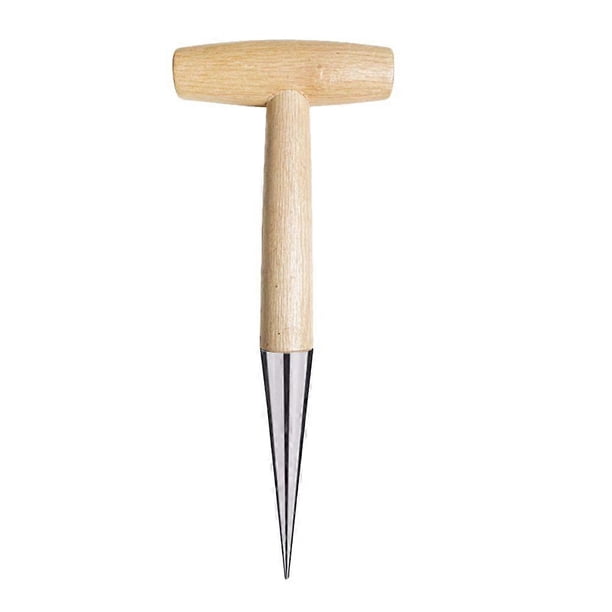 Seed Planter Tool T-Handle Soil Digger Hole Punch Tool Gardening Hole ...