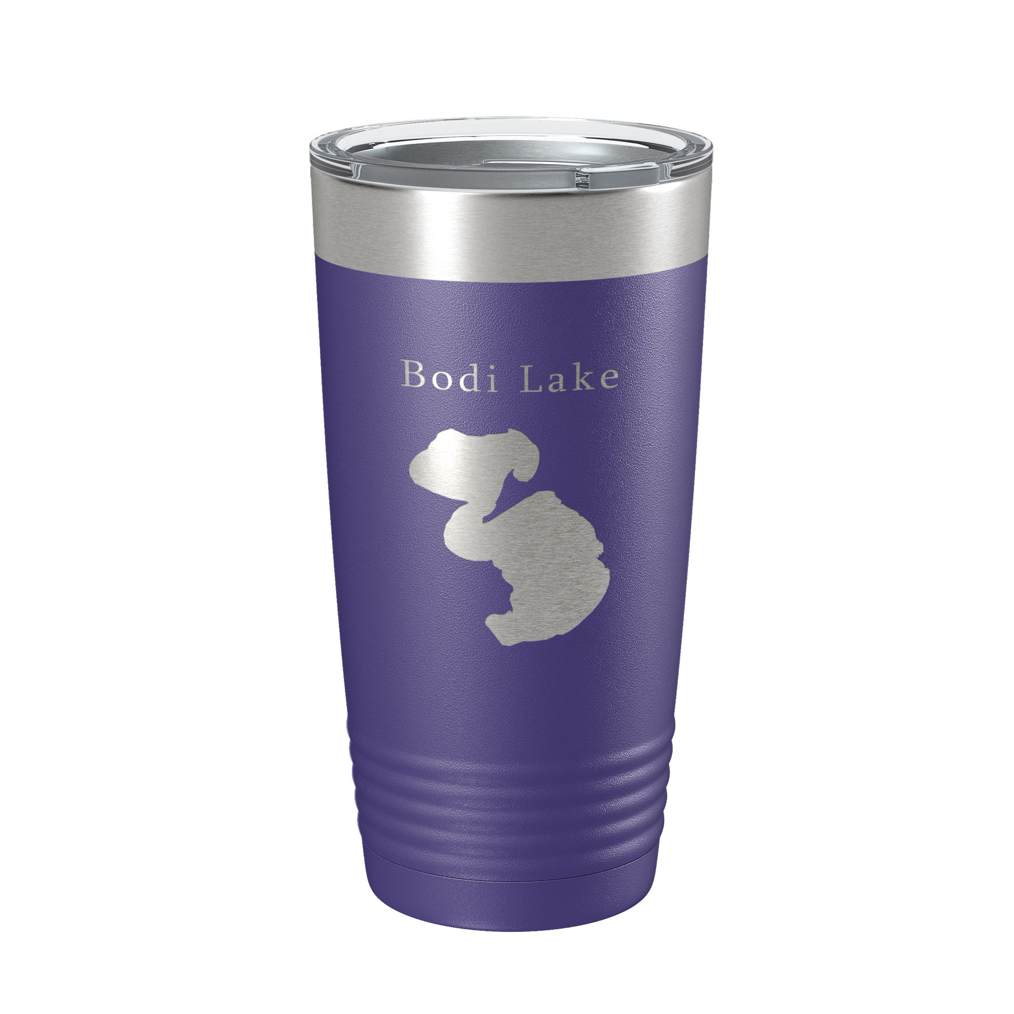 Bodi Lake Map Tumbler Travel Mug Insulated Laser Engraved Coffee Cup ...