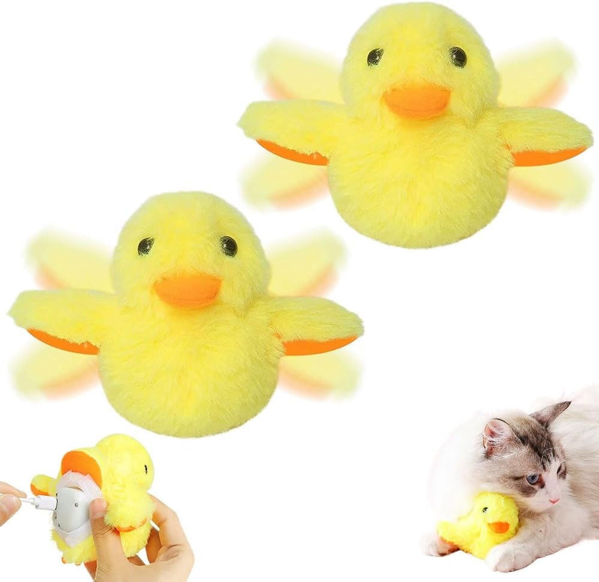 Pato aleteador recargable para gatos, 2024 nuevo, juguete de peluche ...