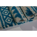 Ladole Rugs Stylish Contemporary Trellis Smooth Area Rug Carpet in ...