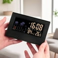 Intelligent Color Screen Weather Stations Calendar Clock With Real Time ...