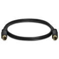 Cmple S Video Cable 3 ft SVHS 4-Pin Mini DIN Video Cord Black for Home ...