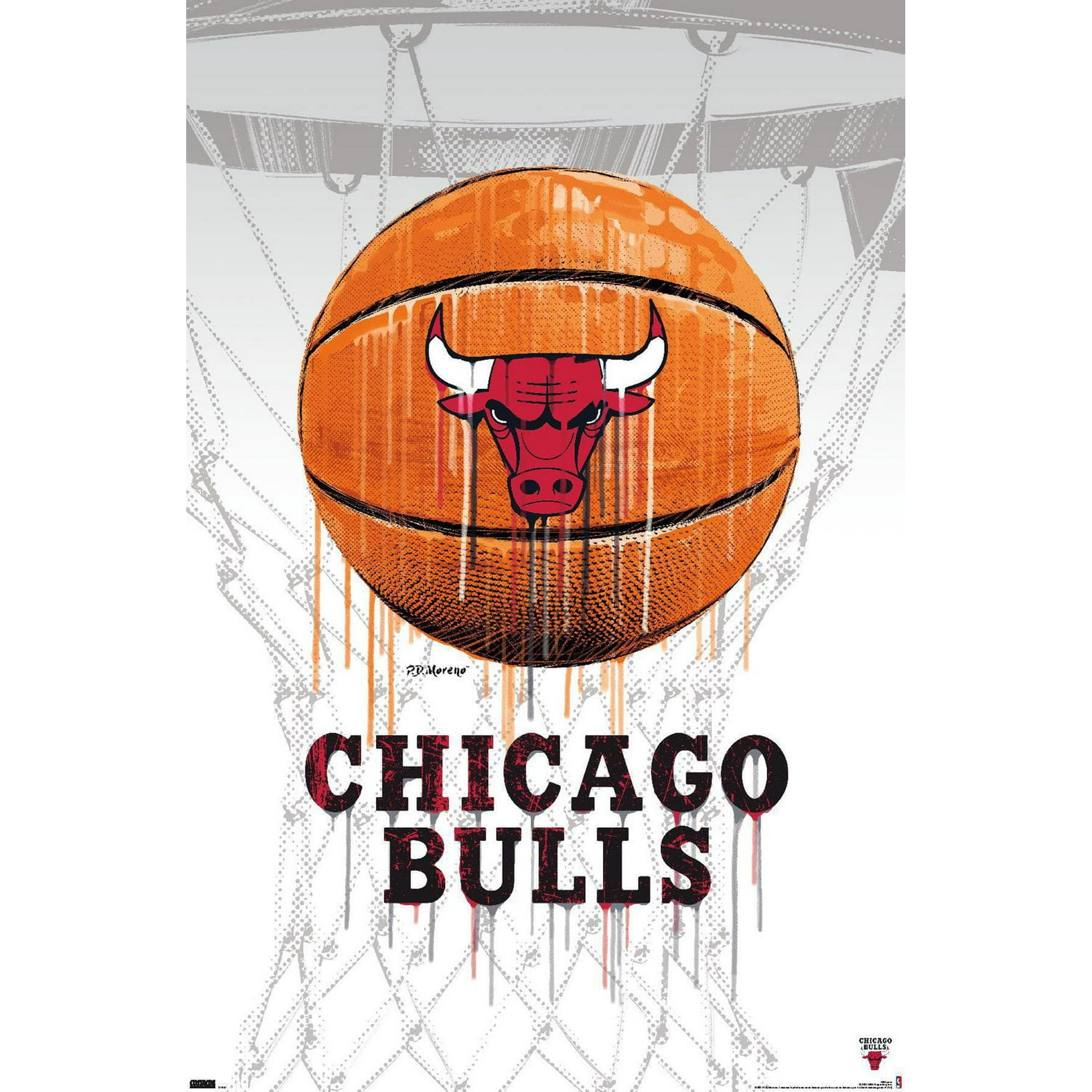 Click here for Trends International Nba Chicago Bulls - Drip Bask... prices
