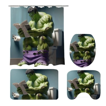 Modern Decorative Abstract Mid Century Shower Curtain Set with Floral ...