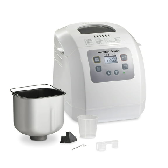 Hamilton Beach 2 lb Bread Maker Machine, Artisan Dough Bread Maker with ...