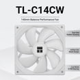 -14 fan 140 case cooler, 4 silent computer fans, including - bearing ...