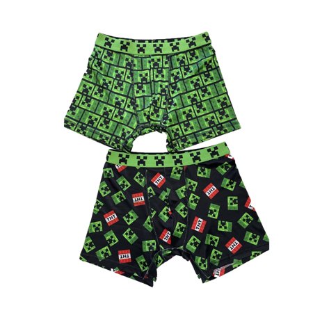 Minecraft Creeper TNT Youth Boxer Briefs 2 Pack | Walmart Canada