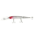 P-Line Predator Minnow Universal Hard Fishing Bait, Red/Pearl/White, 5 ...