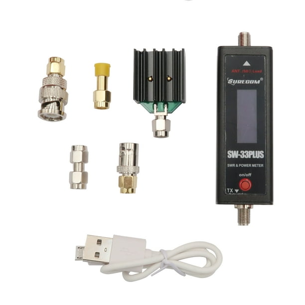 Mcbazel SURECOM SW-33 Plus VHF/UHF 125-525 MHz Mini RF Power & SWR ...