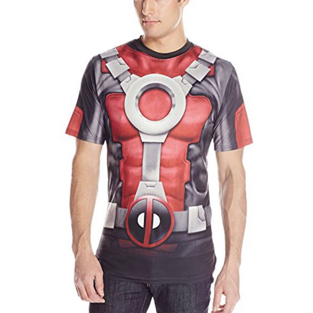 Deadpool Sublimated Costume T-Shirt - Walmart.com