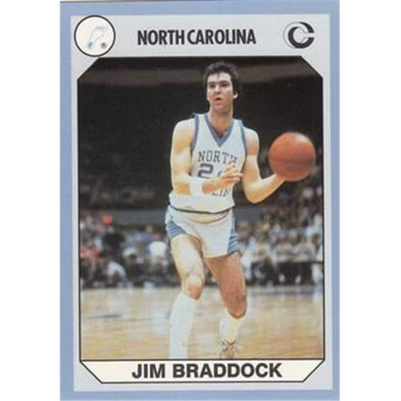 Jim Braddock Basketball Card (North Carolina) 1990 Collegiate ...