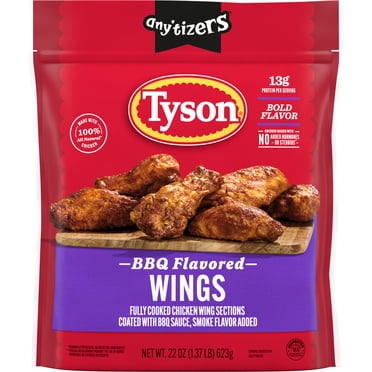 TGI Fridays Frozen Appetizers Buffalo Style Chicken Wings, 9 oz. Box ...