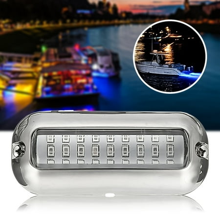3.5'' Underwater Pontoon Boat Transom Light Stainless Steel 316SS Cover ...