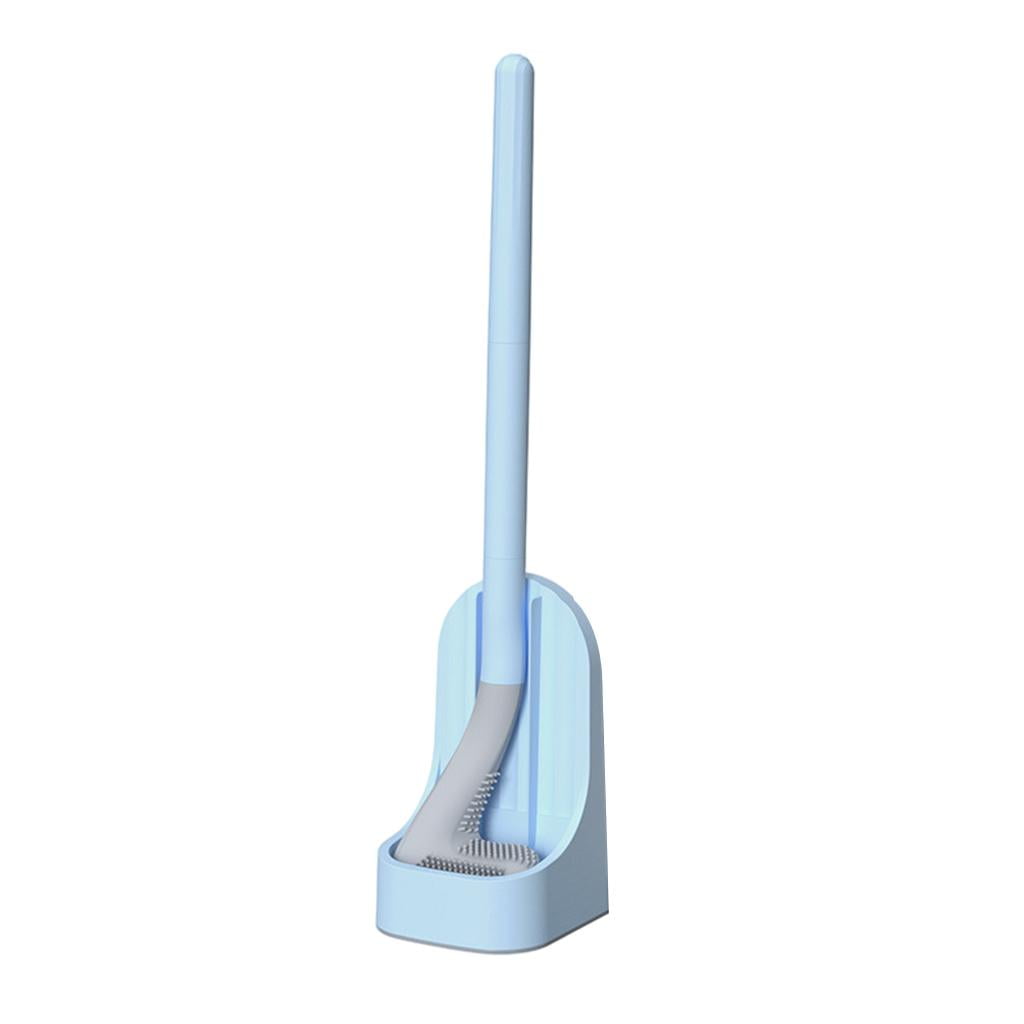 DOLITY Plastic Toilet Brush with Holder Cleaning Kit Floor-Standing for ...