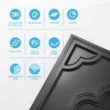 Art3d 12-Pack PVC Drop Ceiling Tiles，24x48in Glue up Ceiling Tile，Cover ...