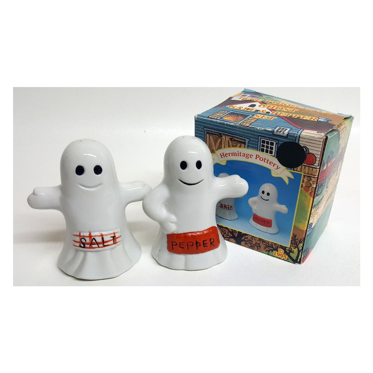Vintage Halloween Ghost Salt Shaker Salt & Pepper Shakers Kitchen ...