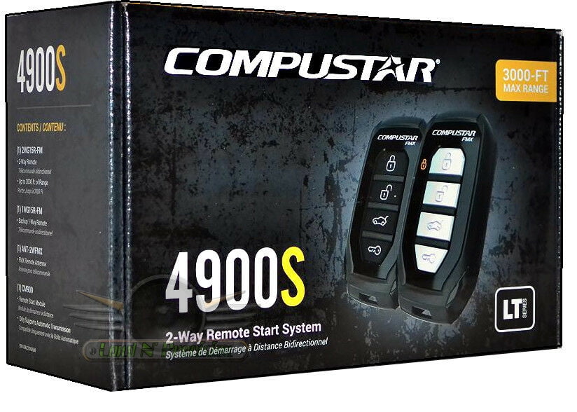 Compustar CS4900-S (4900S) 2-way Remote Start and Keyless Entry System ...