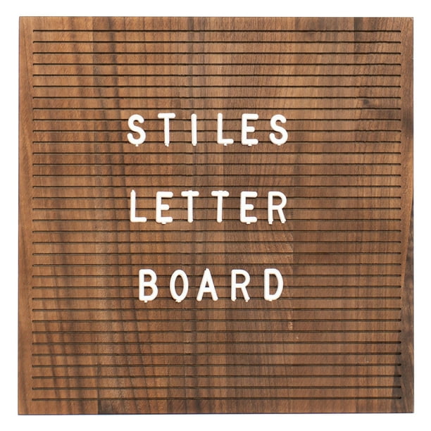 Stiles Wood Letter Board Set, Message Board with 340 Letters, Numbers ...