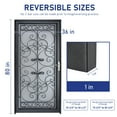 Grisham Deluxe Steel Security Door,36×80inch Iron Security Storm Door ...
