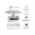 1.8L Electric Lunch Box 304 Stainless Steel Leak-Proof Food Warmer for ...