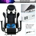 Gaming Chair Computer Massage Chair Reclining Office Chair with ...