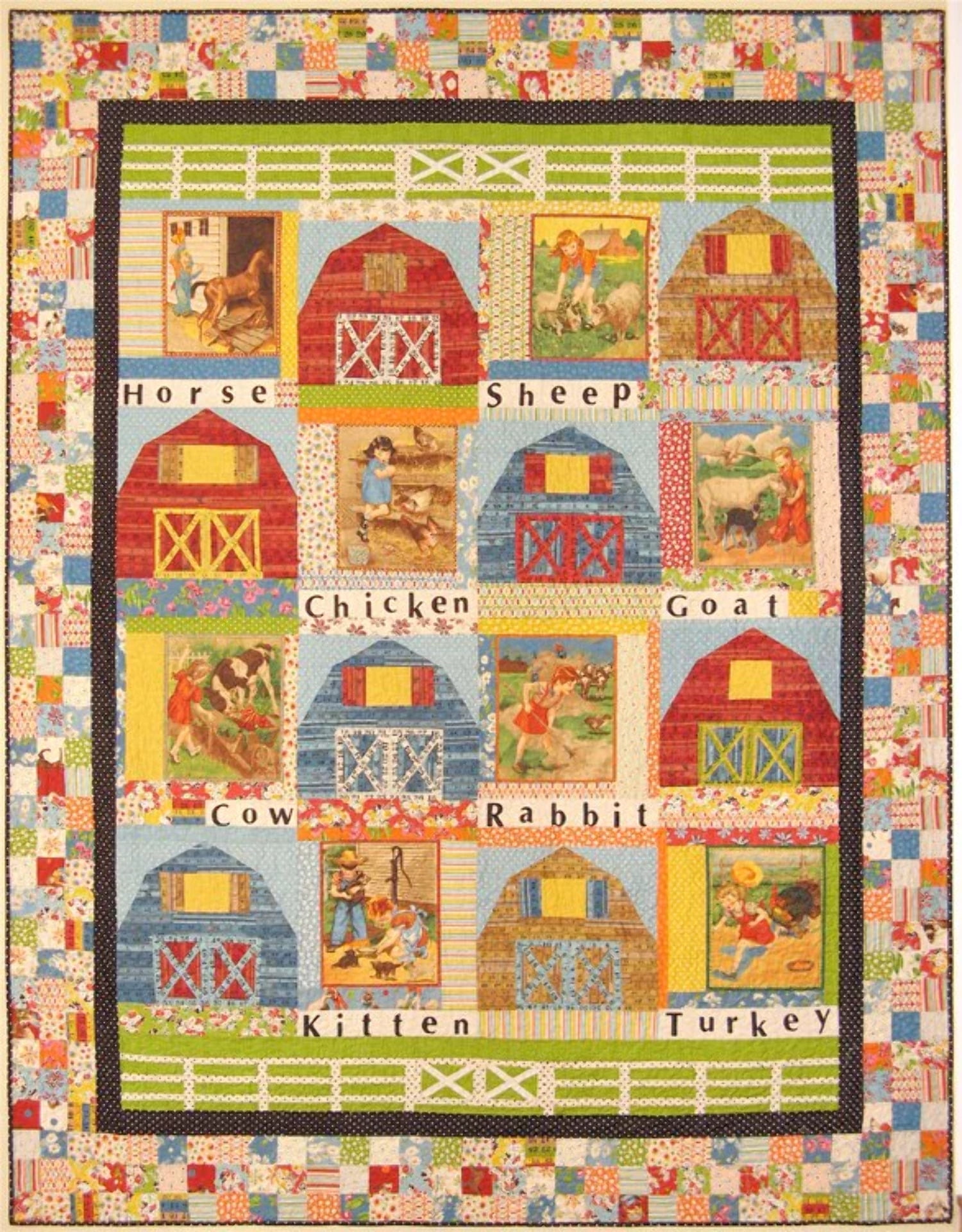 On the Farm Quilt Pattern - Walmart.com