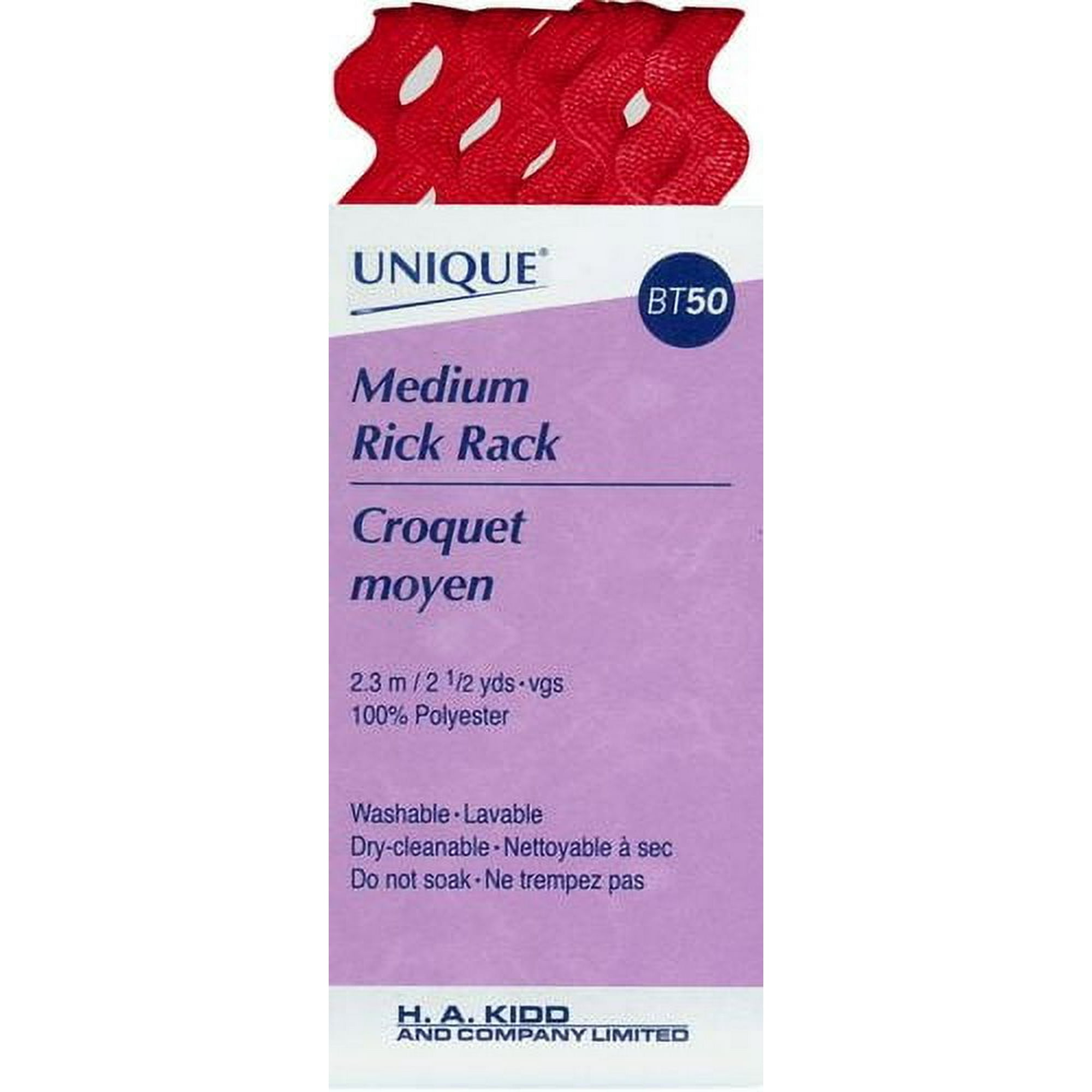 Click here for Unique Pretzels Unique Medium Rick Rack  6mm X 2.3... prices