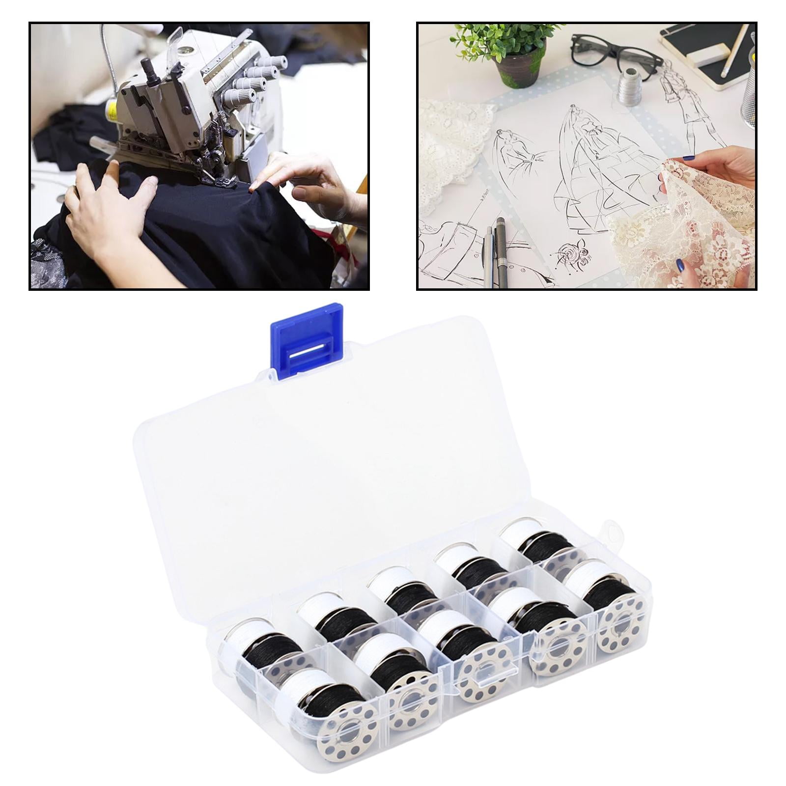 20 Bobbins Thread Spools with Case, Household Craft Tool, Organizer ...