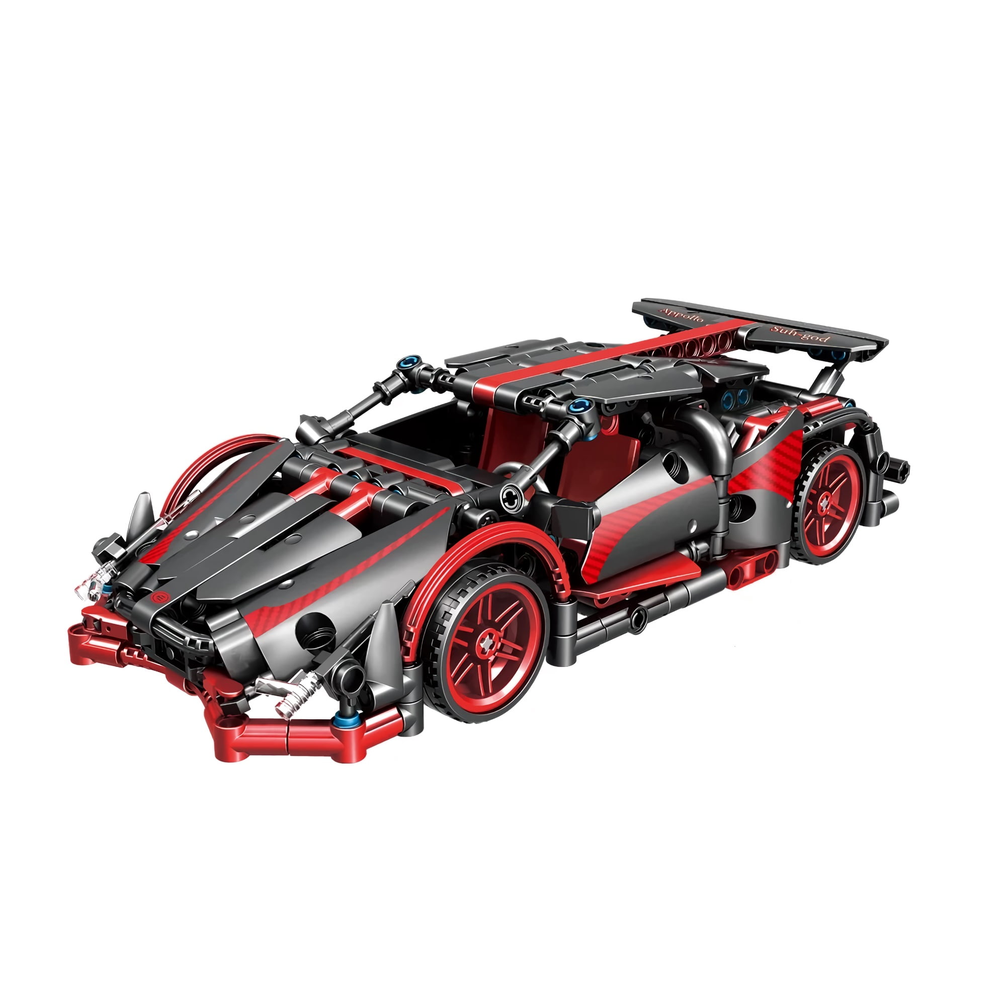 QLT 467 PCS MOC Building Blocks Set, High-Tech Sports Car Model ...