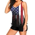4th Of July Swimsuit Womens American Flag Swimsuit Tankini Patriotic