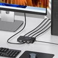 8K USB KVM Switcher Housing Monitors Keyboards and to Control 2 USB ...