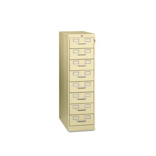 Eight-Drawer File Cabinet for 3 x 5 and 4 x 6 Card 15w x 28.5d x 52h ...