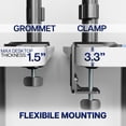 VIVO Extra Tall Dual 17" to 32" Monitor Sit-Stand Desk Mount - Walmart.com