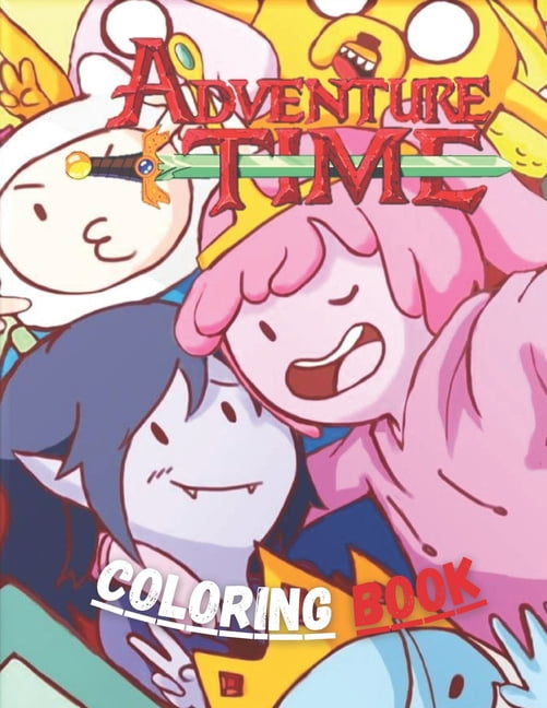 adventure time coloring book : A high quality Coloring Book For Kids ...
