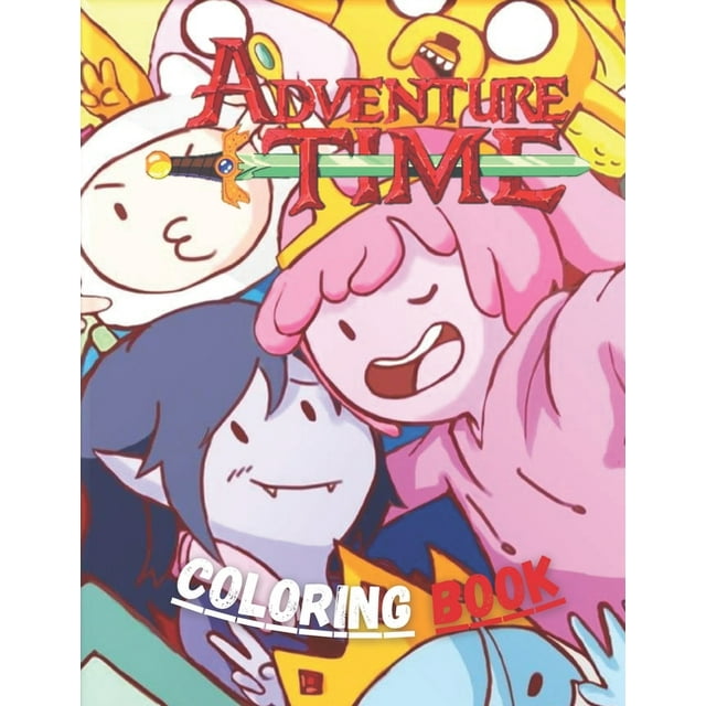 adventure time coloring book : A high quality Coloring Book For Kids ...