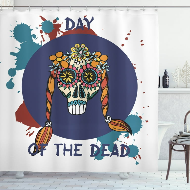 Day Of The Dead Shower Curtain